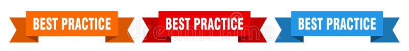 Best Practice Ribbon. Best Practice Isolated Paper Sign. Banner Stock ...