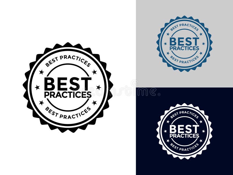 Best Practice Stamp. Best Practice Round Ribbon Sticker Stock Vector ...