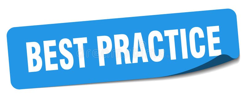 Best Practice Sticker. Best Practice Label Stock Vector - Illustration ...