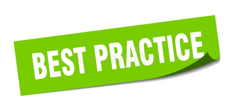 Best practice sticker. stock vector. Illustration of template - 153377963