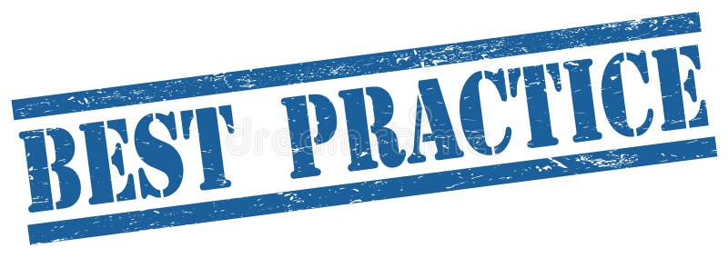 BEST PRACTICE Text Written on Pink Stamp Sign Stock Illustration ...