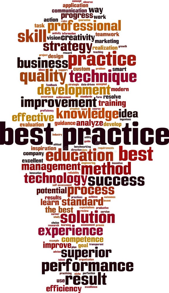 Best practice word cloud stock vector. Illustration of word - 218073471