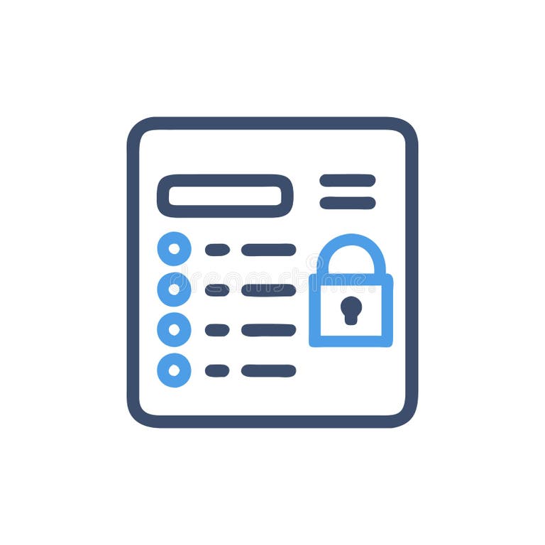 Best Practices for Access Control List Security Stock Illustration - Illustration of social ...