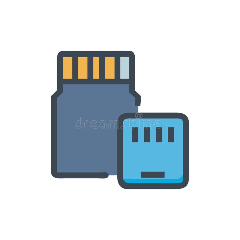 Best Practices for Using Memory Card Readers Stock Photo - Illustration ...