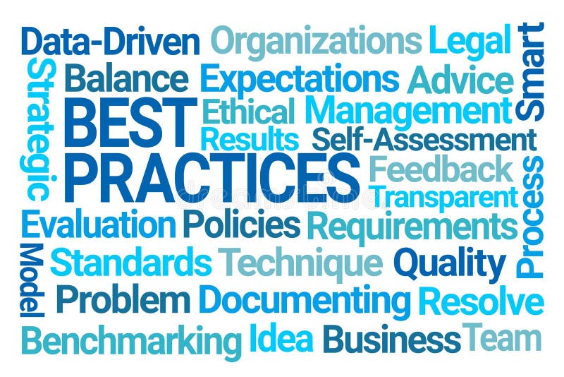 Best Practices Key Shows Improving Business Quality Stock Illustration ...