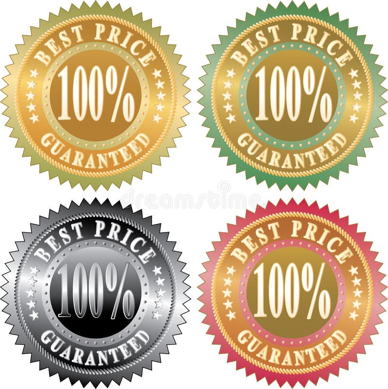 Set of Four Colorful 100 Product Guarantee Emblem Stock Vector ... Set of Four Colorful 100 Product Guarantee Emblem Stock Vector ...