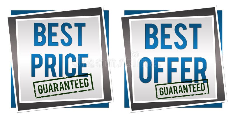 Best Price Best Offer Guaranteed Stock Illustration - Illustration of ...
