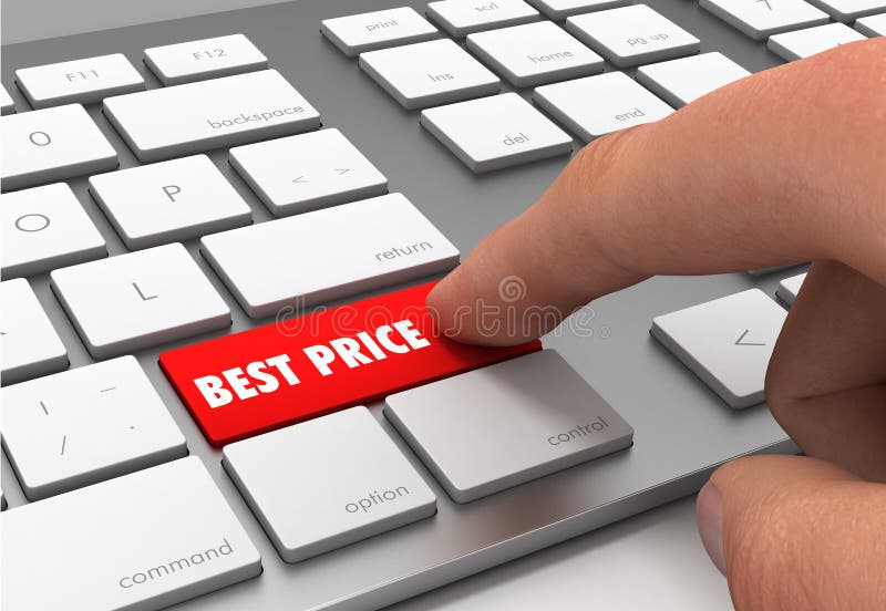 Best Price Button Concept 3d Illustration Stock Illustration ...