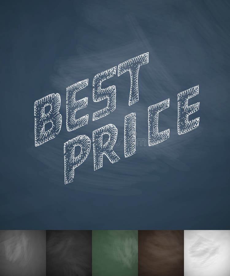 BEST PRICE Icon. Hand Drawn Vector Illustration Stock Vector ...