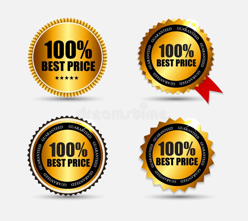 Best Price 100 Label Set Vector Illustration Stock Vector ...