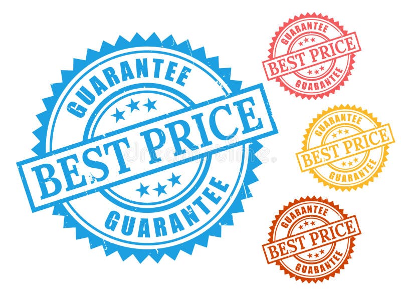 Best Price Offer Seals, Money Saving Guarantee Stamp Vector Pack Stock ...