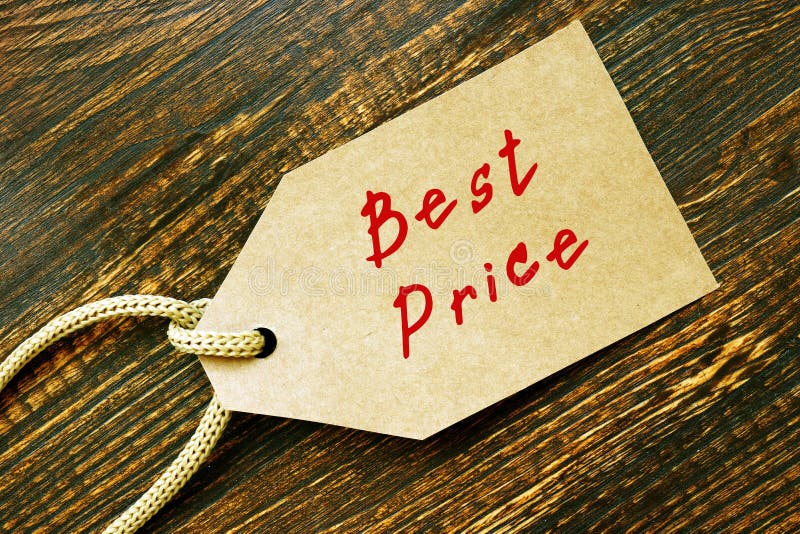 Best Price Sign on the Page Stock Image - Image of element, recommend ...