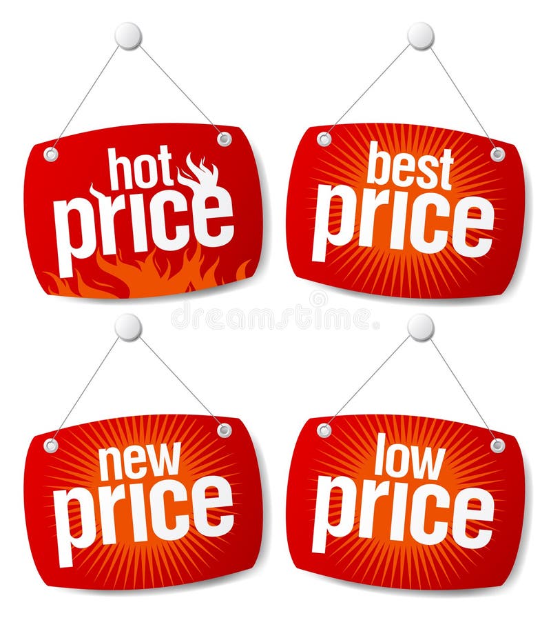 Low Price Tag Sale Clearance Discount Special Deal Stock Illustration ...