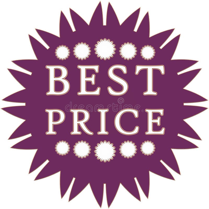 Best price tag stock illustration. Illustration of purple - 81597640