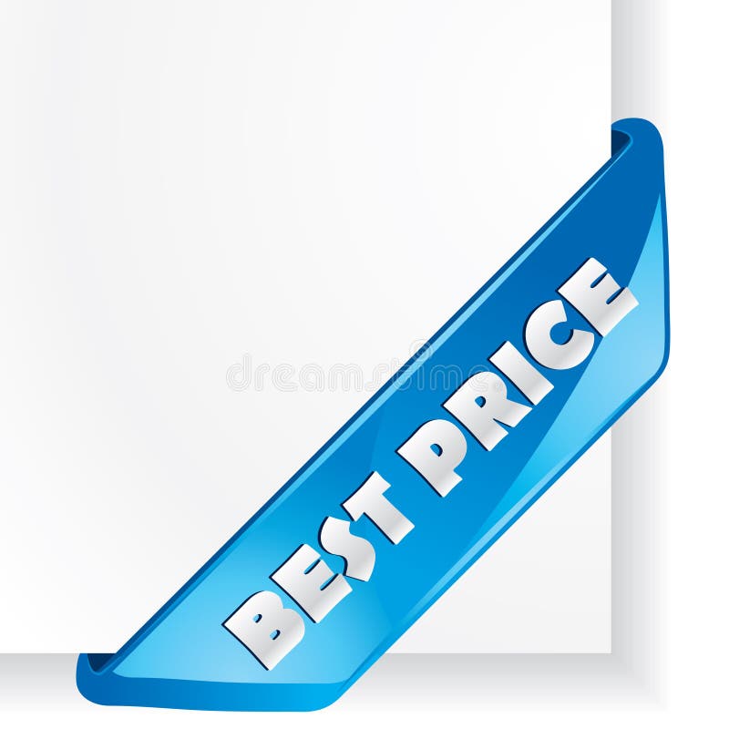 BEST PRICE tag stock illustration. Illustration of corner - 6522322