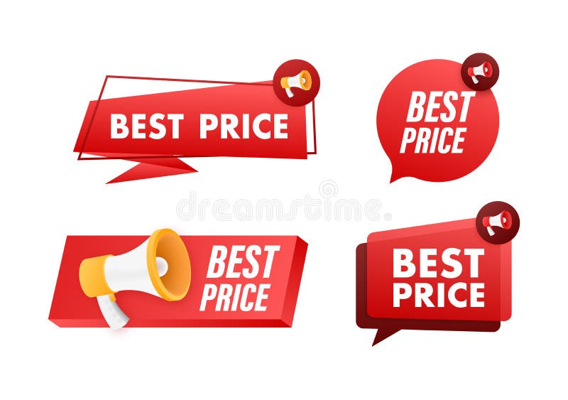 Best Price Web Design Elements. Shopping Tags and Best Price Badge ...