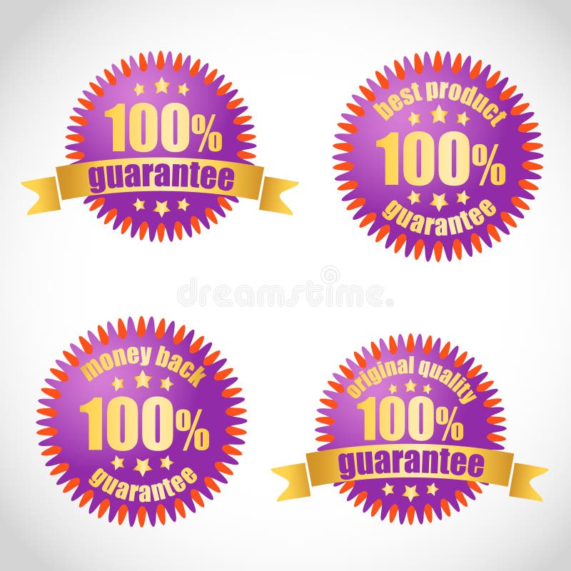 Best Product Guarantee Stickers Stock Vector - Illustration of ...