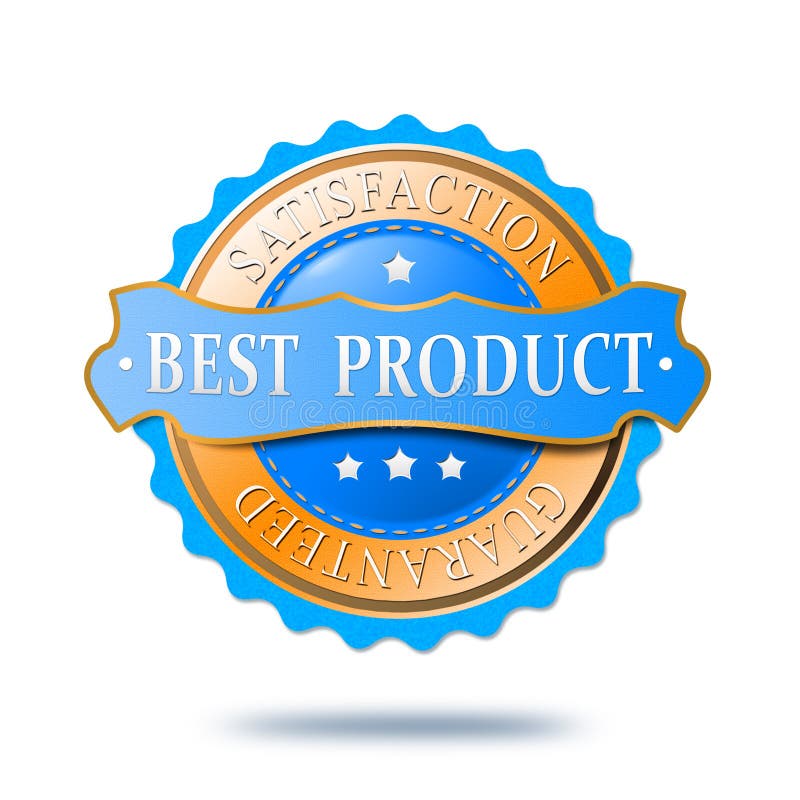 Best of the Best label stock vector. Illustration of perfection - 13205425