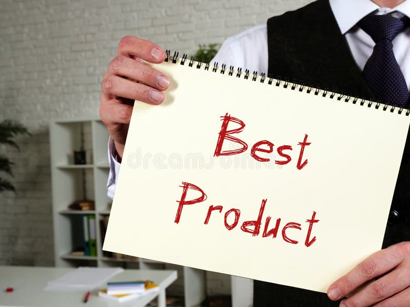 Best Product Sign on the Sheet Stock Photo - Image of despair, money ...