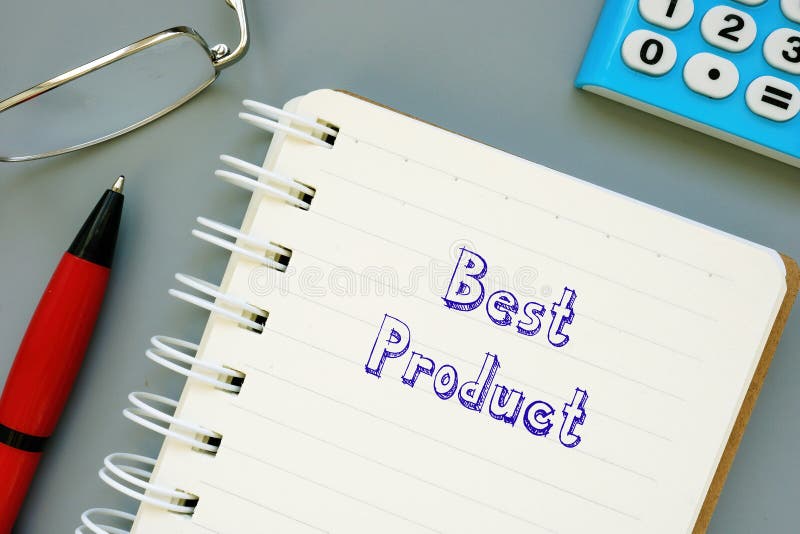 Best Product Sign on the Sheet Stock Image - Image of advertisement ...
