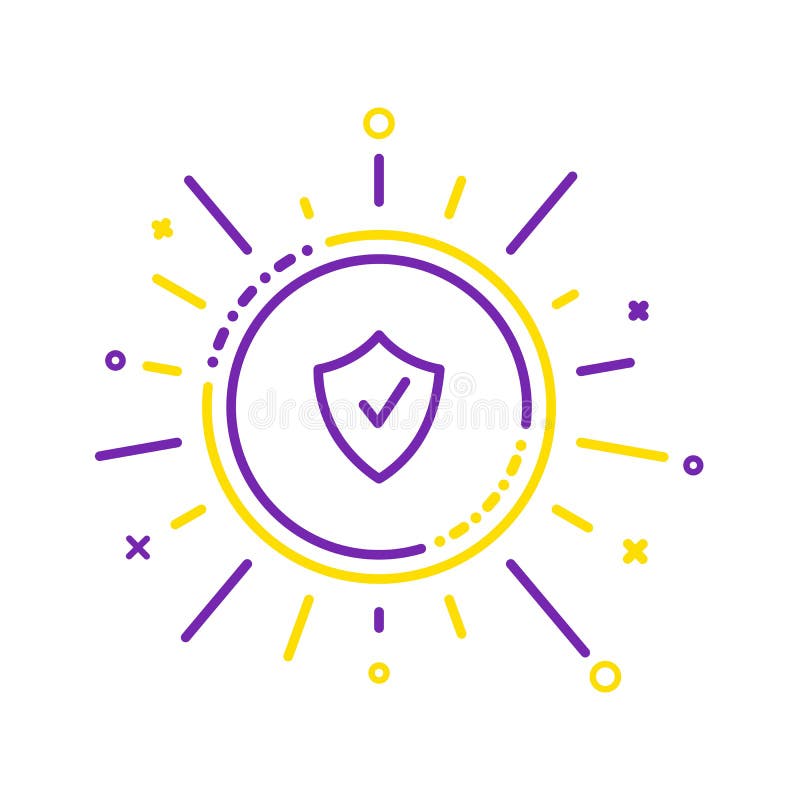 Best Protection Shield Logo Vector Illustration Isolated on White ...