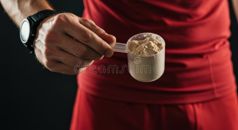 Best Protein Powder for Muscle Growth and Recovery Stock Illustration ...