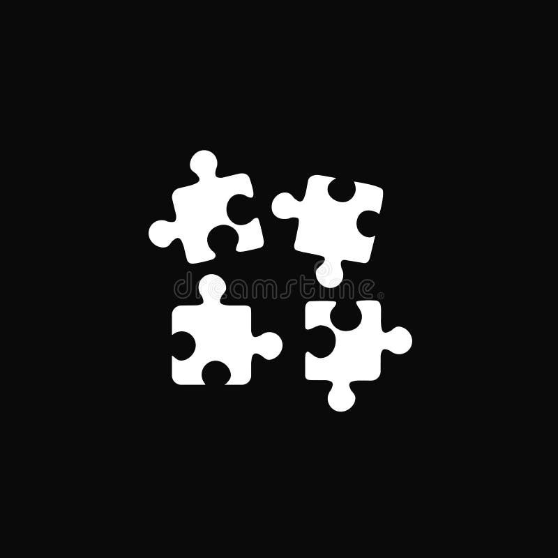 Best Puzzle Icon on White. Vector Illustration Stock Vector ...