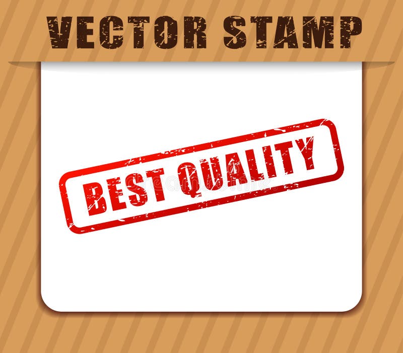 Best Quality Red Words Buffered Stock Vector - Illustration of text ...