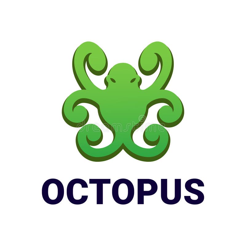 Octopus Logo Design Concept Vector Stock Vector - Illustration of ...