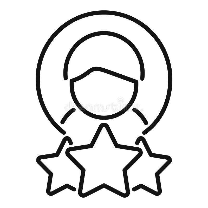 Best Rate Candidate Icon Outline Vector. Online Cv Site Stock Vector ...