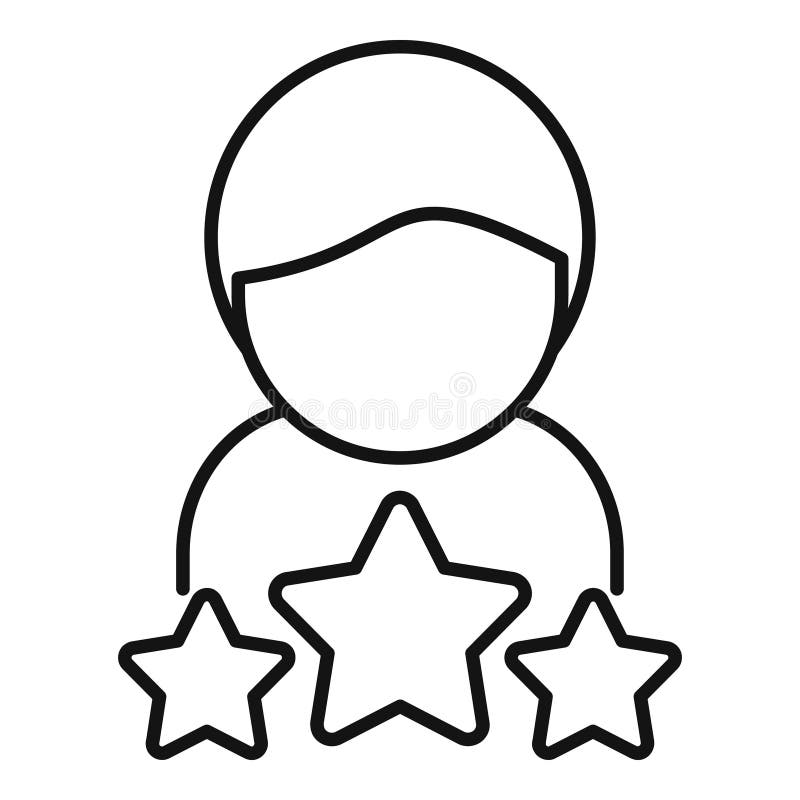 Client Data Icon Outline Vector. Customer Account Stock Vector ...