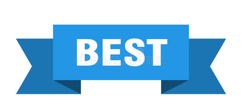 Best ribbon. stock vector. Illustration of graphic, element - 153637146