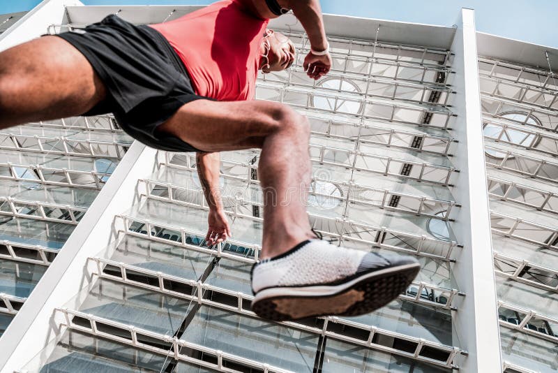 Strong man running stock image. Image of healthy, athlete - 90128179