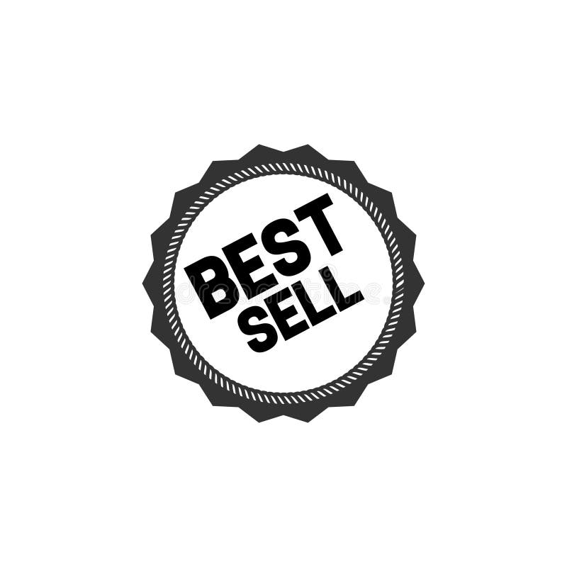 Best Sell Badge Logo Design, Best Sell Sign Stock Vector - Illustration ...