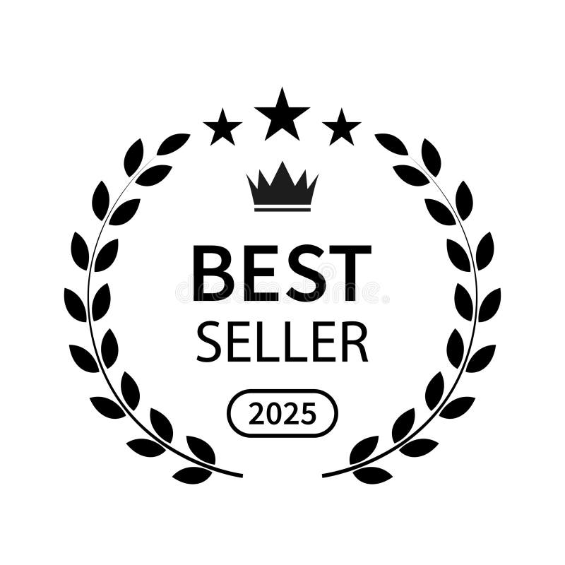 Best Seller 2025 Award Badge in Black Color. Vector Stock Vector ...