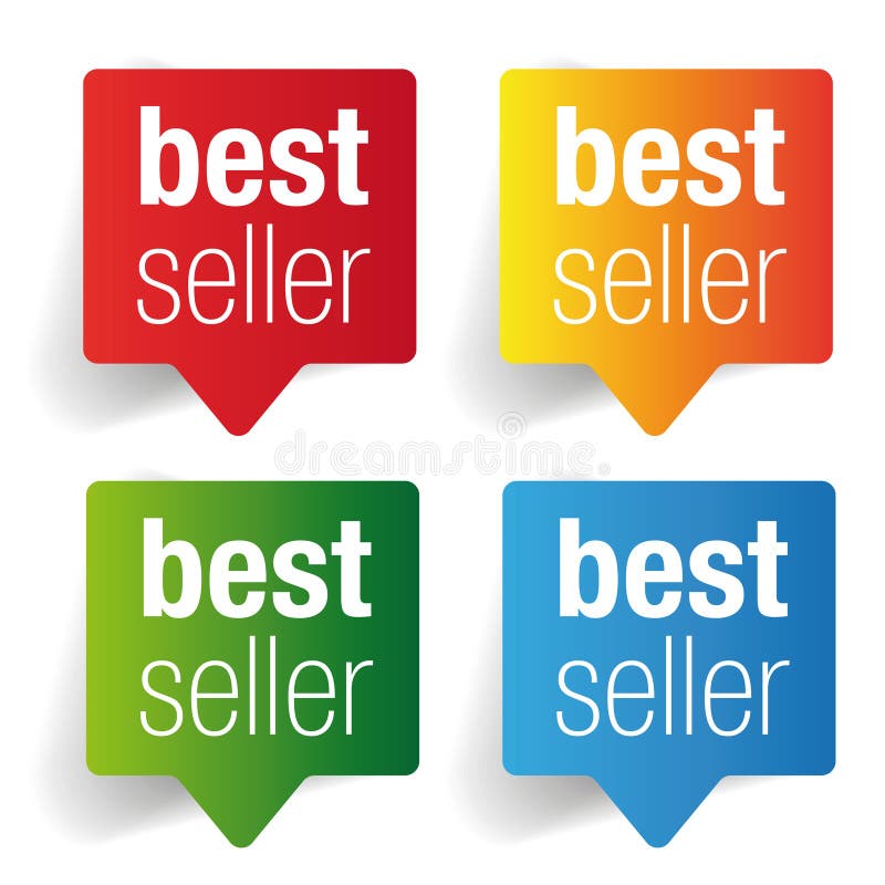 Best Seller Label Speech Bubble Stock Vector - Illustration of icon ...