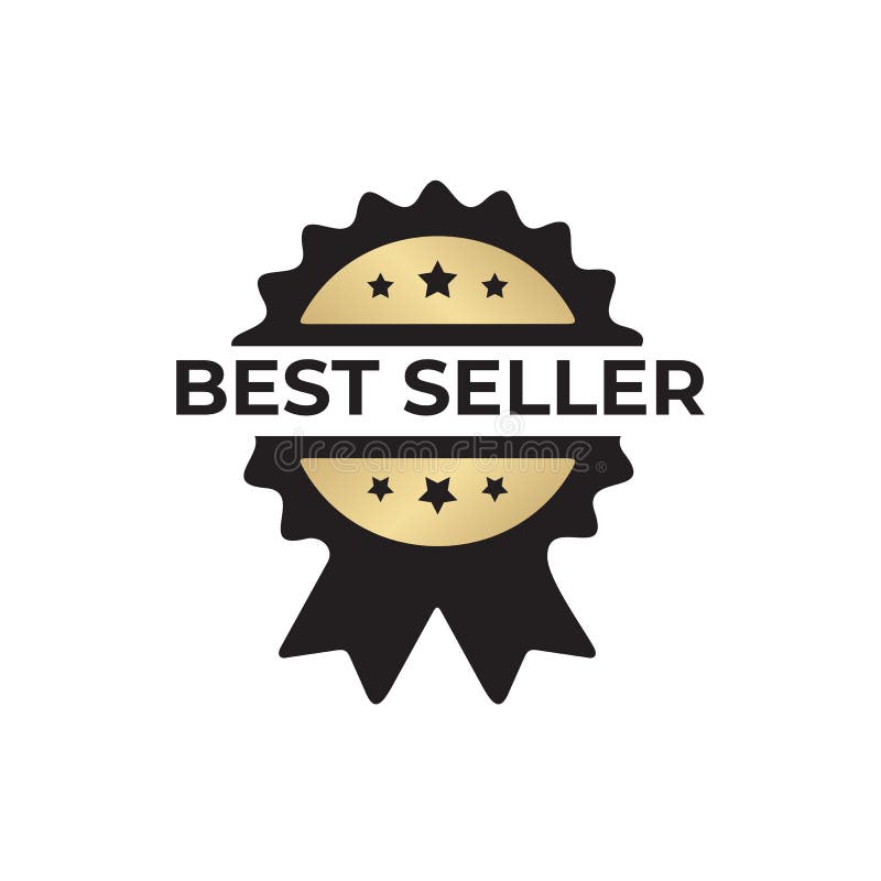 Best Seller Emblem Label Logo Design Template Stock Vector ...