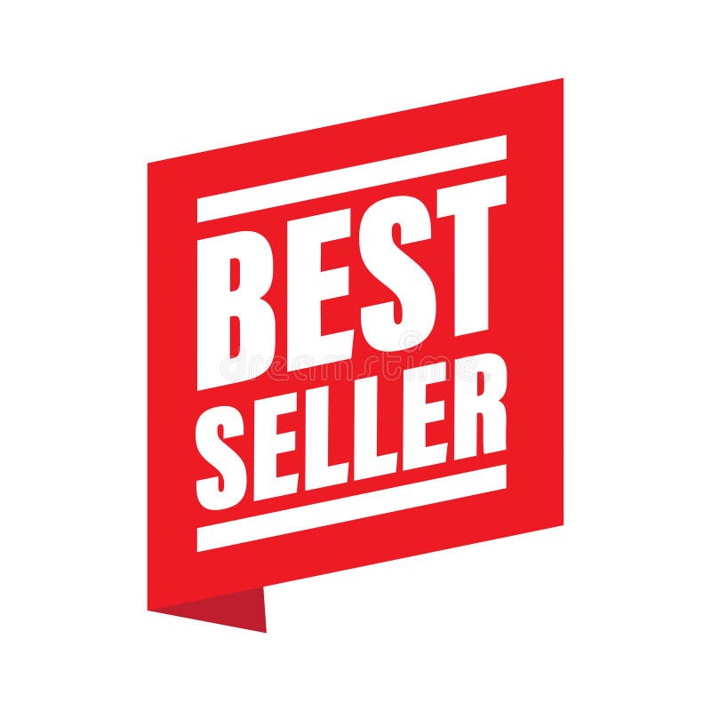 Best Seller Sign Labell Tag Red Stock Illustration - Illustration of ...