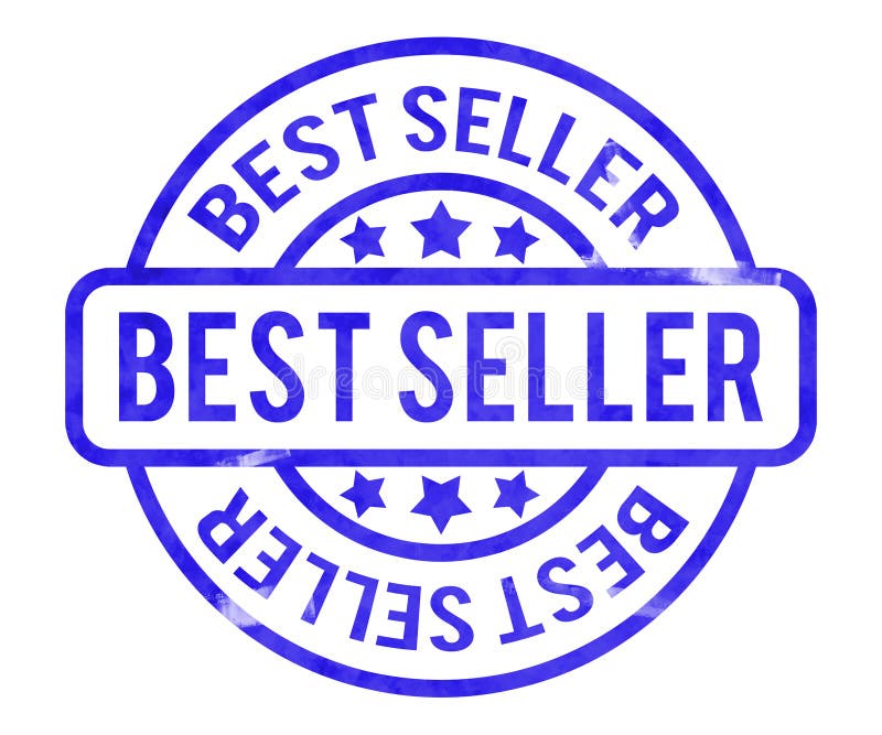 Best Seller Stamp stock illustration. Illustration of american - 38984019
