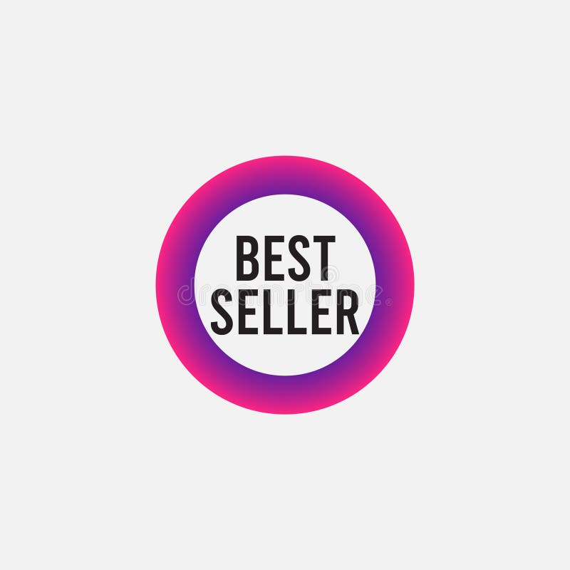 Best Seller Text Label Vector Template Design Illustration Stock Vector ...