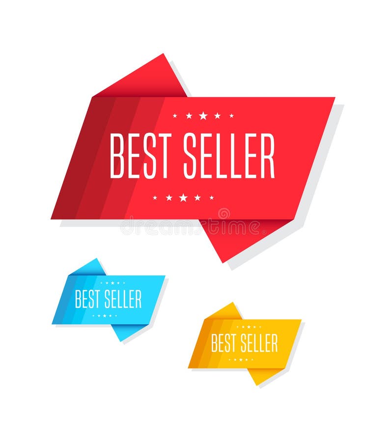 Best Seller Tags Set stock illustration. Illustration of offer - 263607840