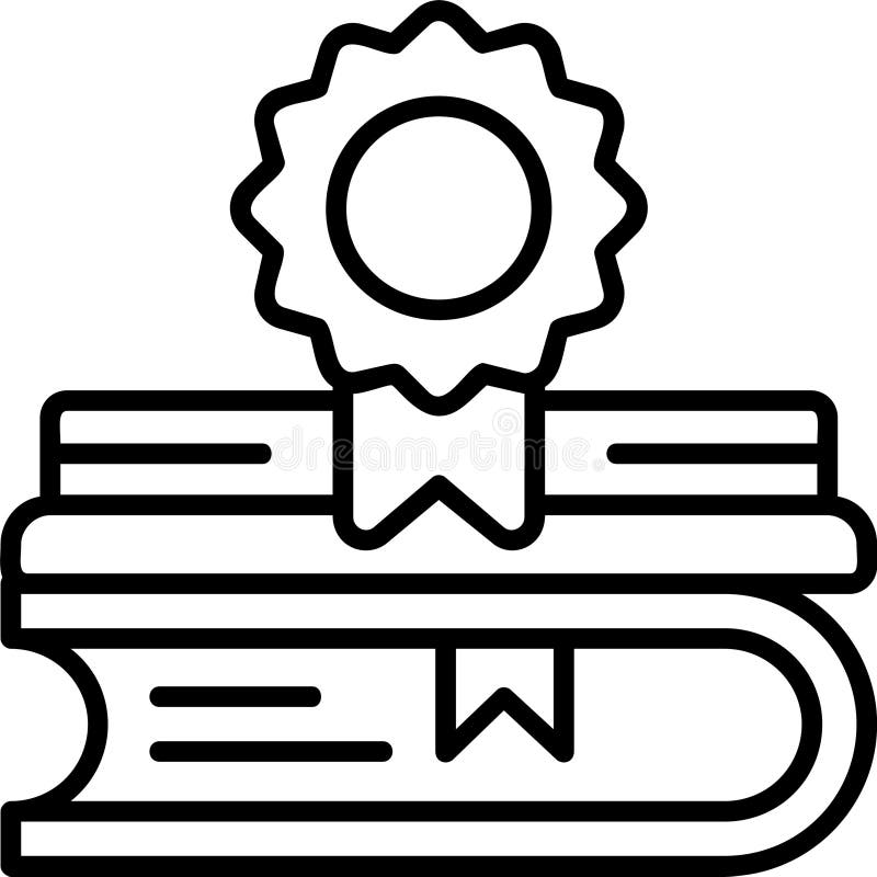 Best Selling Book Outline Vector Icon Stock Vector - Illustration of ...