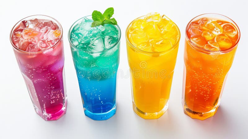 Best-Selling Colorful Drinks. Stock Image - Image of party, retail ...