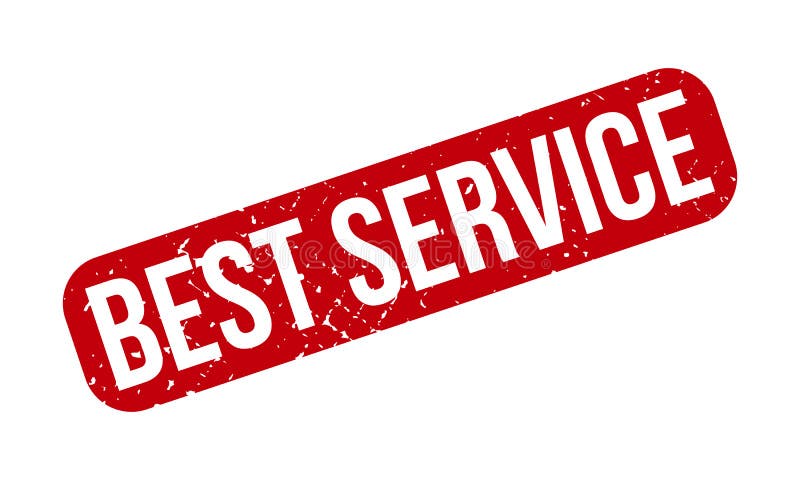 Best Service Rubber Grunge Stamp Seal Vector Illustration Stock ...