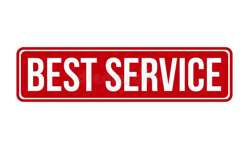 Best Service Rubber Grunge Stamp Seal Vector Illustration Stock Vector ...