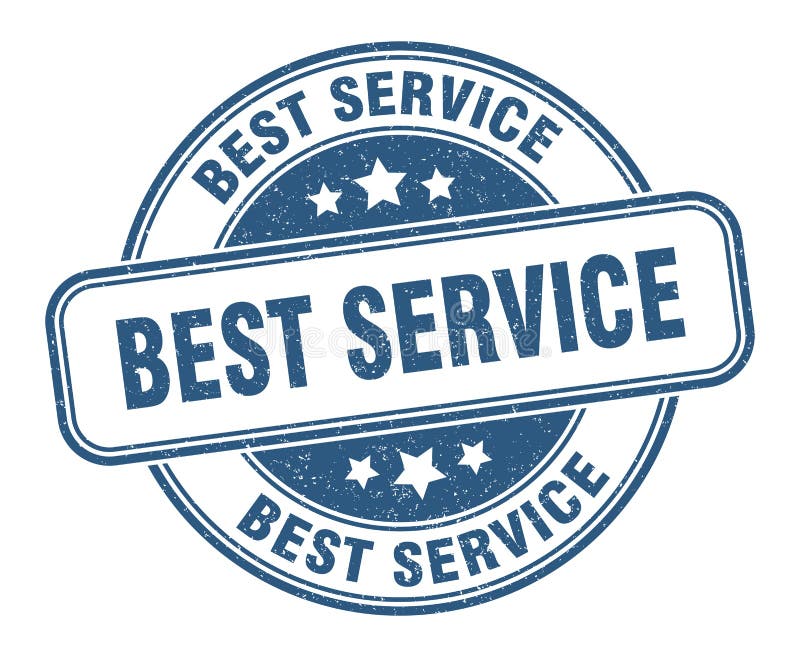 Best Service Stamp. Best Service Round Grunge Sign Stock Vector ...