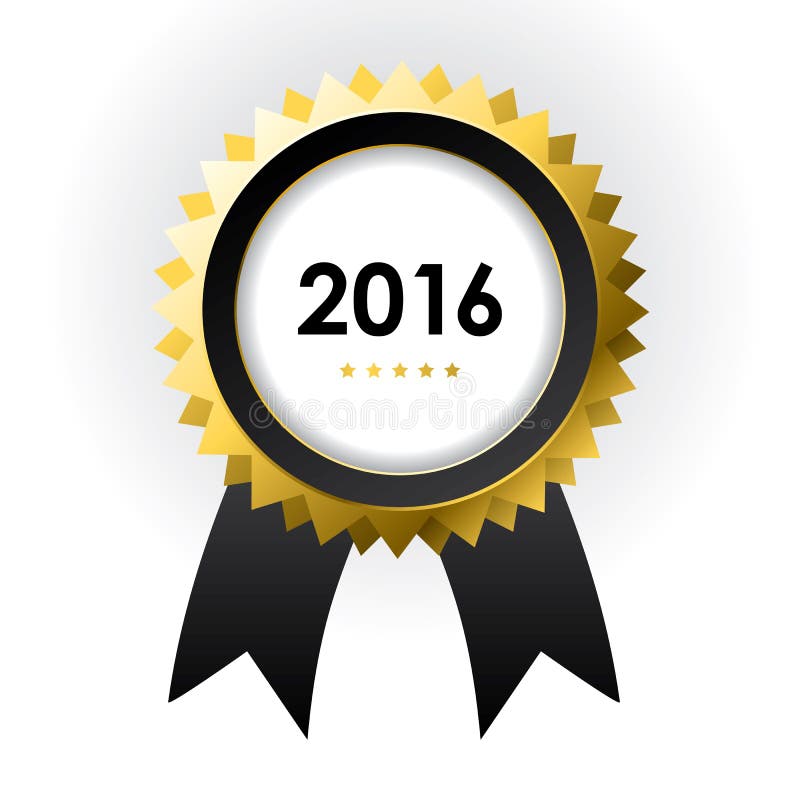 Best of 2016 sign stock illustration. Illustration of element - 79652299