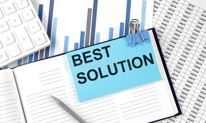 BEST SOLUTION Text on Blue Sticker on the Chart Background Near ...