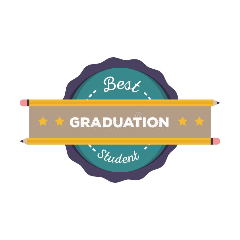 Best Student Label. Vector Illustration Decorative Design Stock Vector ...