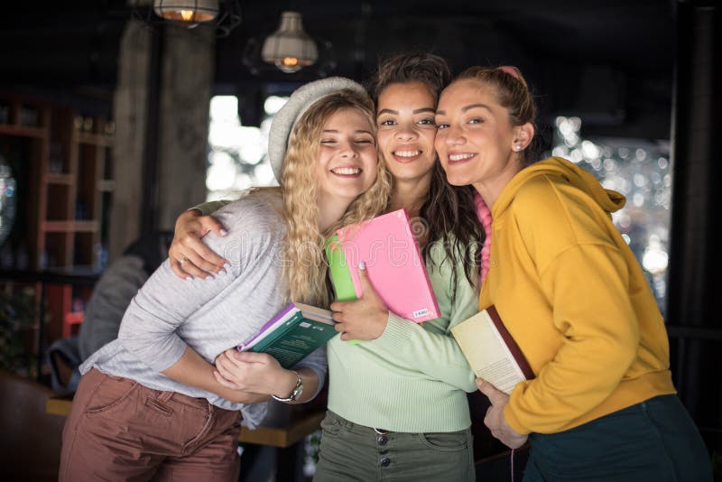 We are the Best Students and Friends Stock Photo - Image of lifestyle ...